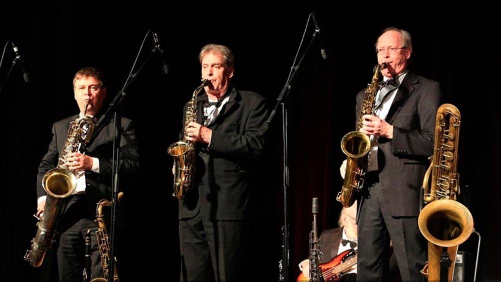 With Chris Barber band members | Bert Brandsma - clarinet & saxophones (+ flute & drums)
